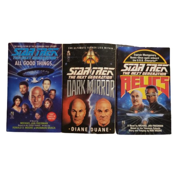 Star Trek | Other | Star Trek The Next Generation Books All Good Things ...